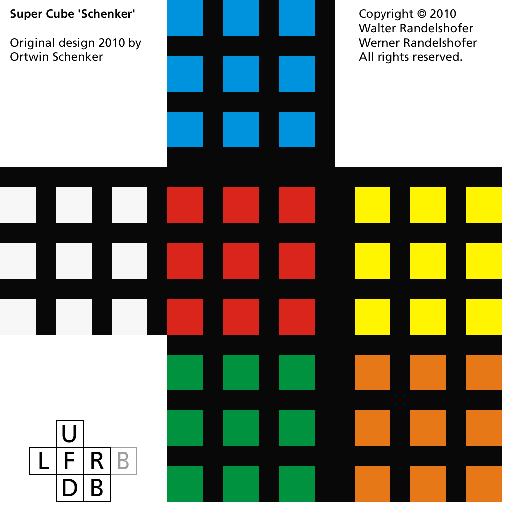 Virtual Cubes Rubik's Cube | Super Cubes | Super Cube 'Schenker'