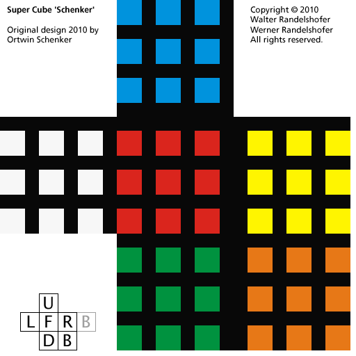 Virtual Cubes Rubik's Cube | Super Cubes | Super Cube 'Schenker'