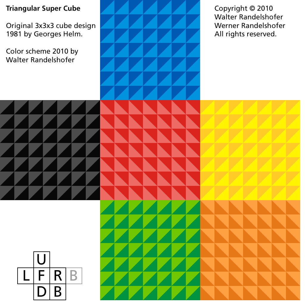 Virtual Cubes V-Cube 7 | Super Cubes | Triangular Super Cube